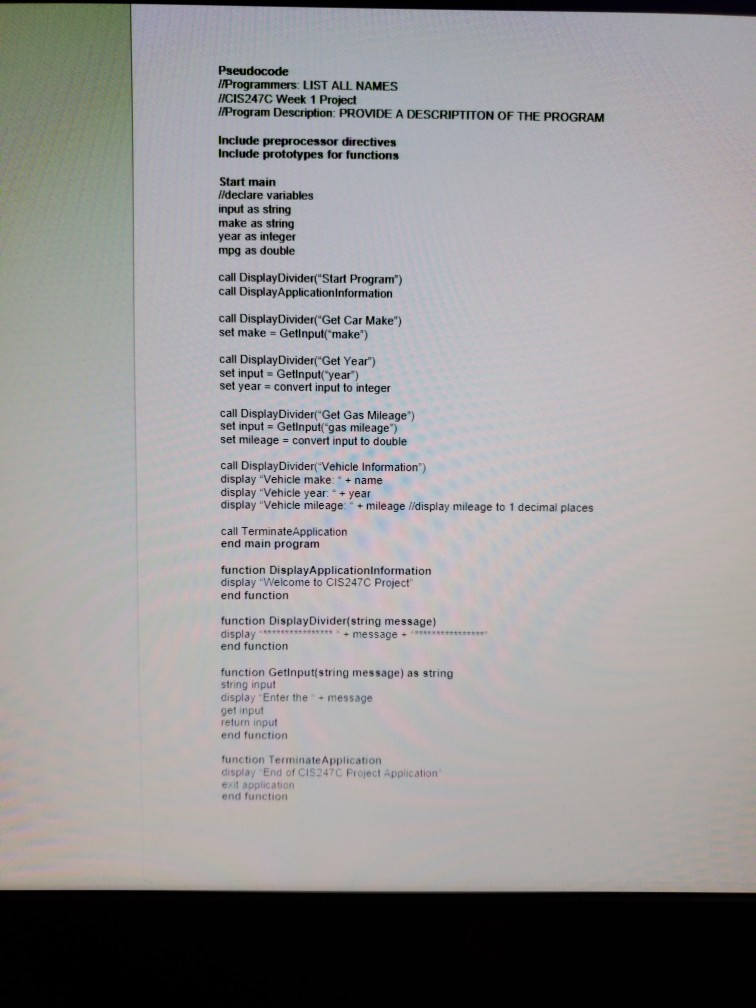 Solved In this program, you will create the following | Chegg.com