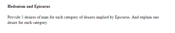 Solved Hedonism and Bentham "When deciding whether to act or | Chegg.com