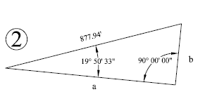 Solved Find a and b All distances are show in feet and | Chegg.com