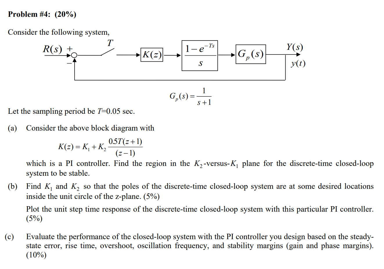 Consider the following svstem. Gp(s)=s+11 Let the | Chegg.com