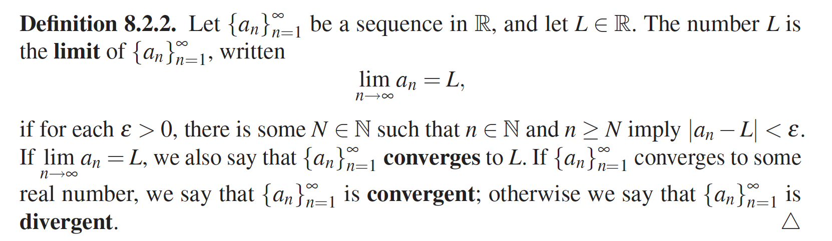 Solved Your sequences go from 1 to infinity. Now using an | Chegg.com