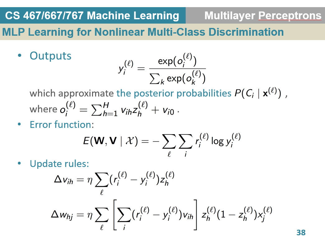 Please refer to "Notes on Multilayer, Feedforward | Chegg.com