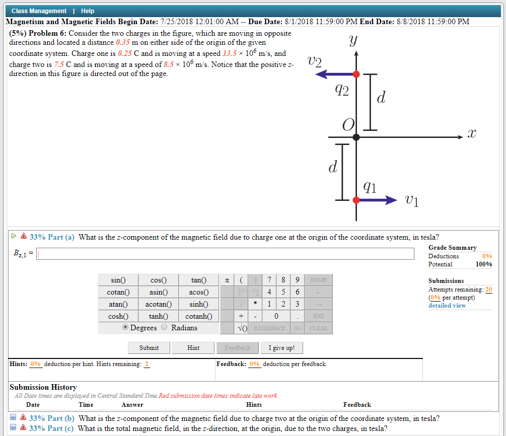 Solved Class Management Help Magnetism and Magnetic Fields | Chegg.com
