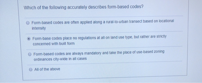 Solved Which of the following accurately describes | Chegg.com