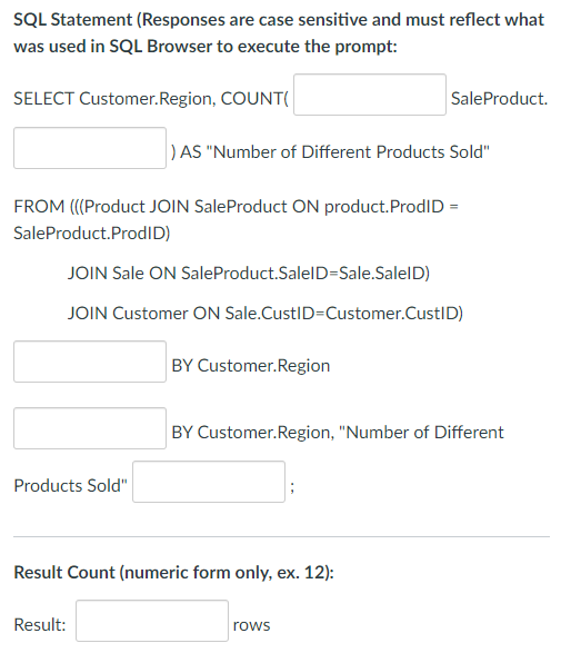 Solved Marketing wants to know how many products have been | Chegg.com