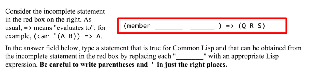Solved Consider the incomplete statement in the red box on | Chegg.com