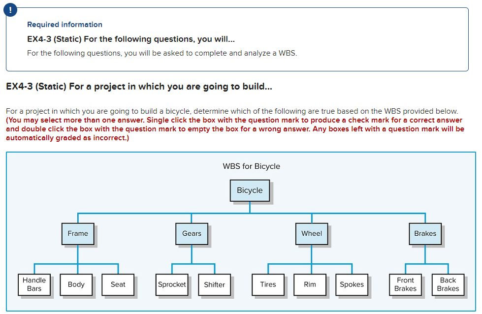 Solved For a project in which you are going to build a | Chegg.com