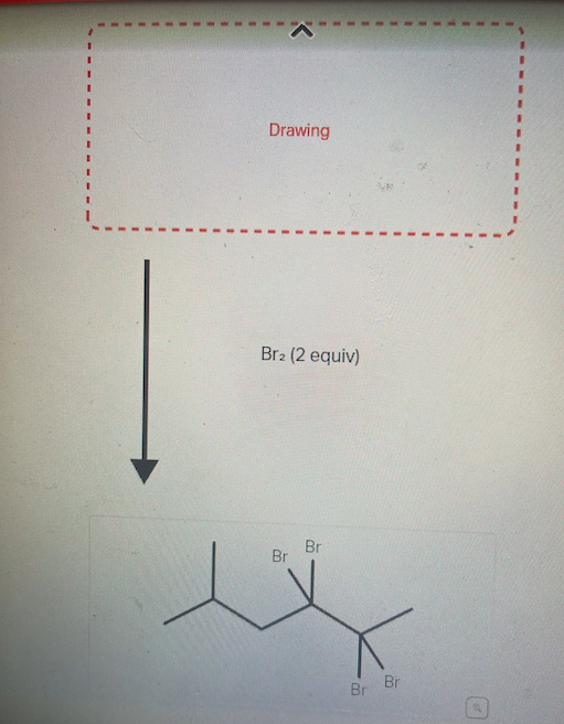 Solved Draw the starting structure that would produce this | Chegg.com