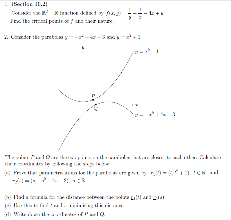 Solved 1. (Section 10.2) Consider the R2 – R function | Chegg.com
