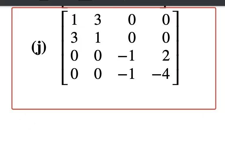Solved 5.5 For the following matrices, find all eigenvalues | Chegg.com