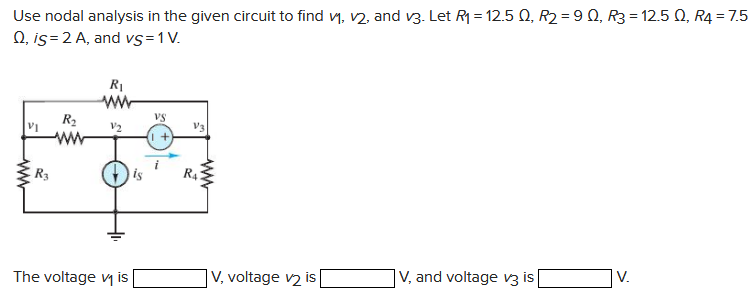 Solved Use nodal analysis in the given circuit to find | Chegg.com