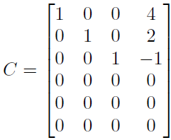 Solved Given is row equivalent to matrix A and given that | Chegg.com