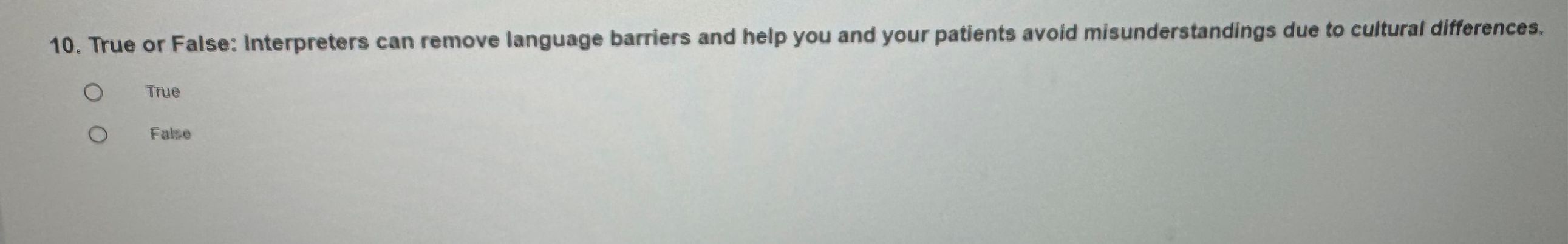 Solved True or False: Interpreters can remove language | Chegg.com