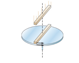 Solved A uniform disk turns at 4.2rev/s around a | Chegg.com