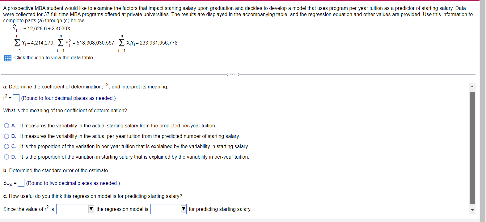 Solved Please answer A-C using Excel to explain. Program | Chegg.com