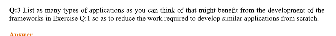 Solved Q:3 List as many types of applications as you can | Chegg.com