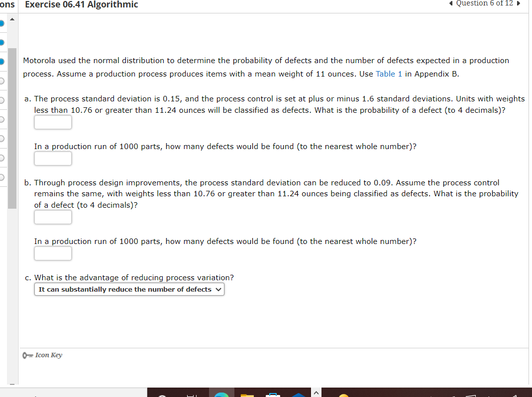 Solved Exercise 06.41 Algorithmic Question 6 of 12 | Chegg.com
