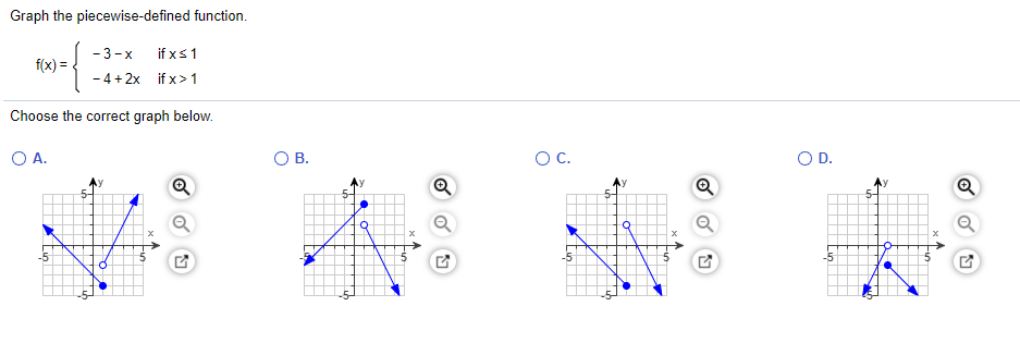 Solved Graph the piecewise-defined function. f(x) -3-x if xs | Chegg.com