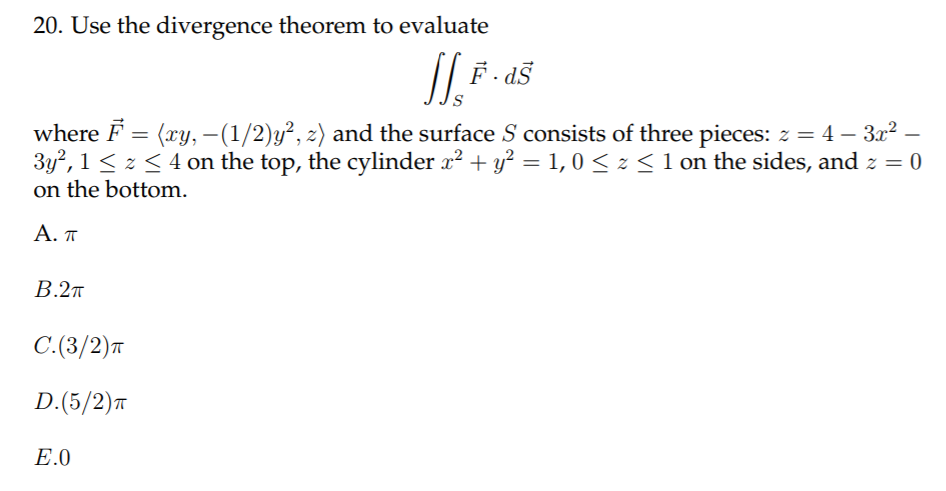 Solved Multi Variable Calculus ---- curl & divergence Use | Chegg.com