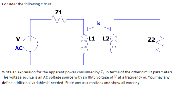 Solved Consider the following circuit:Write an expression | Chegg.com