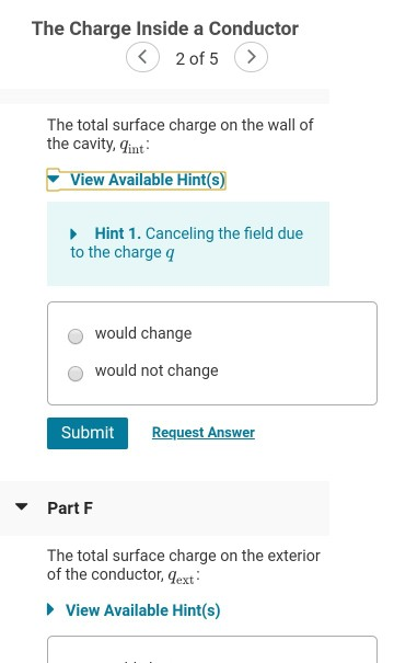 Solved The Charge Inside a Conductor 2 of 5 Constants | Chegg.com