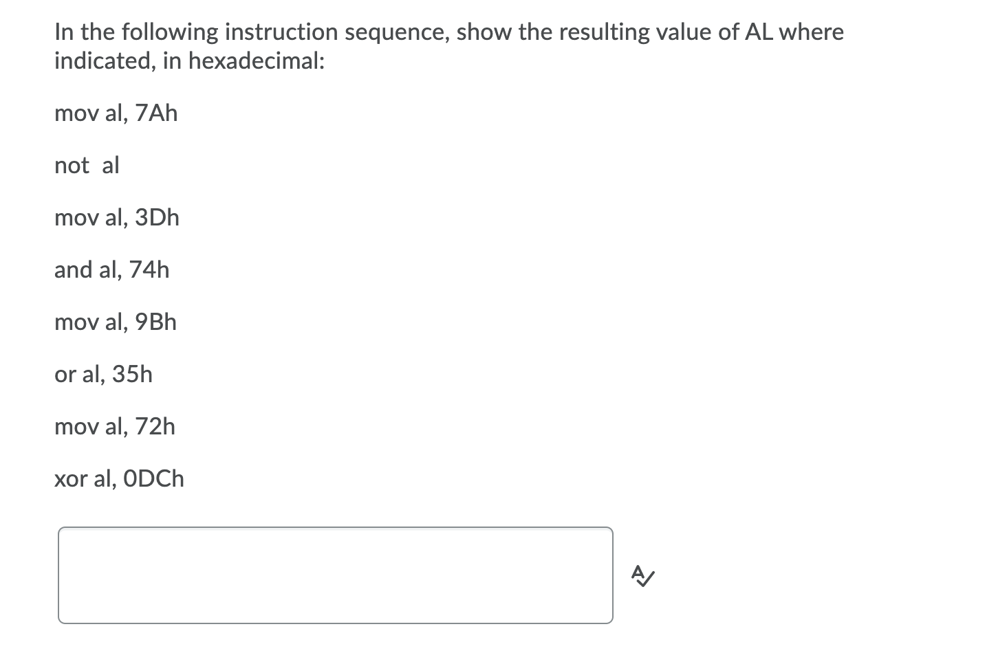 Solved In the following instruction sequence, show the | Chegg.com