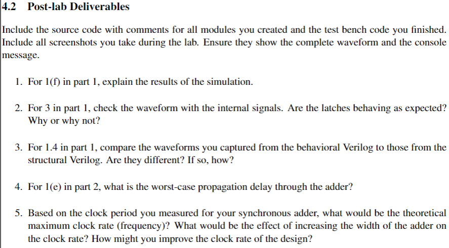 Solved Include the source code with comments for all modules | Chegg.com