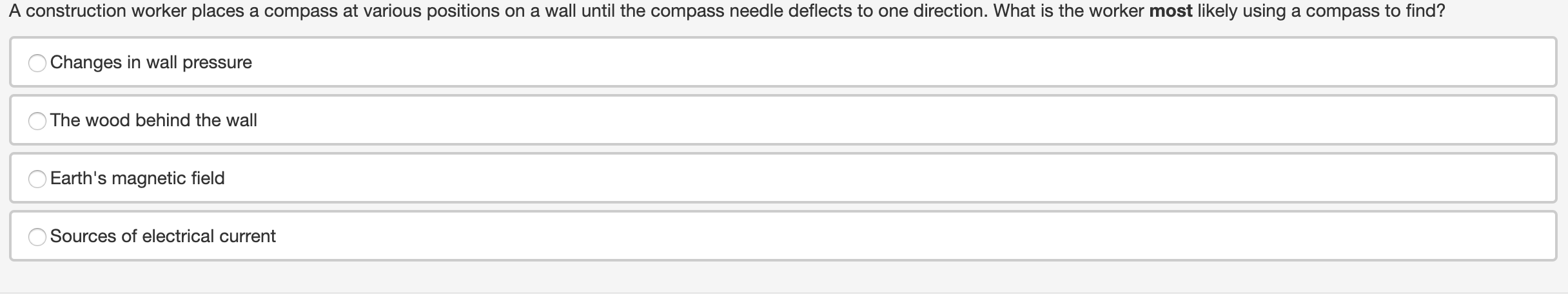 Solved A construction worker uses an electrical device to | Chegg.com