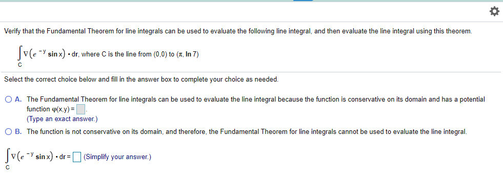 Solved Evaluate the line integral Vo. dr for the following | Chegg.com
