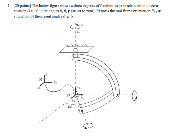 Solved [ 20 points] The below figure shows a three degrees | Chegg.com
