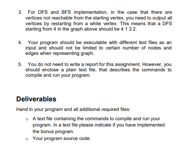 1. Implement some representation of directed graphs. | Chegg.com