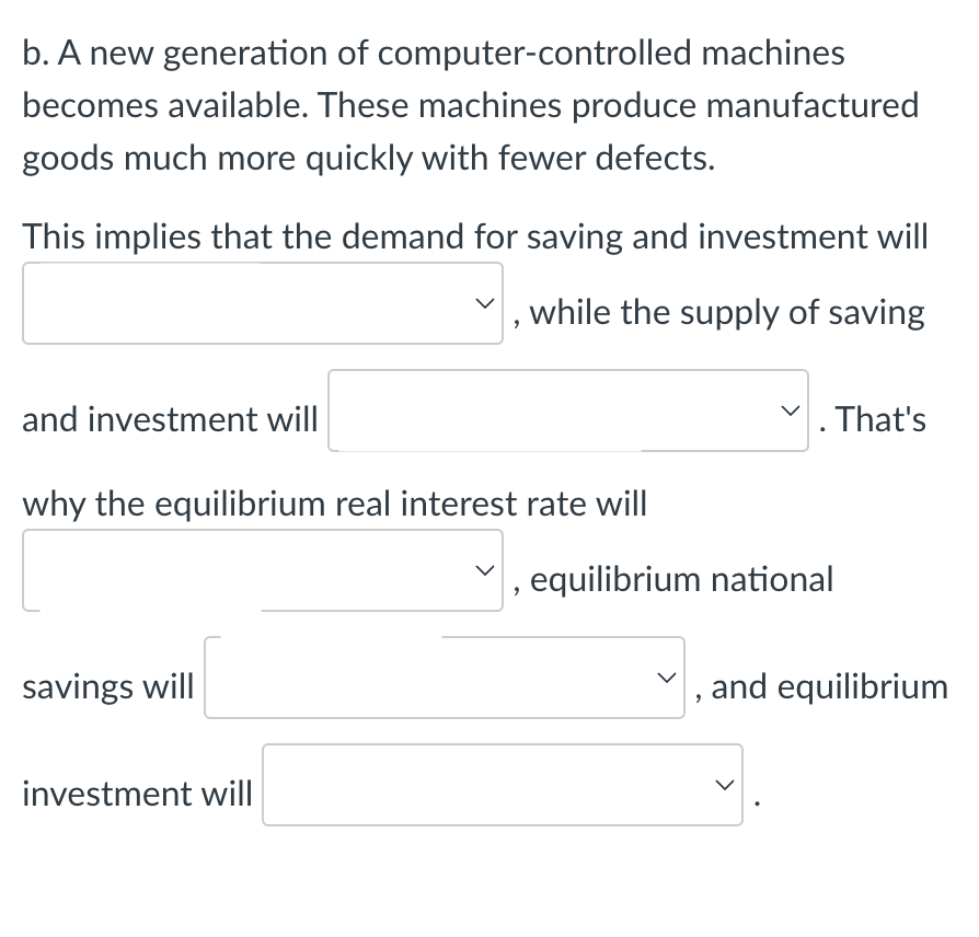 Solved b. ﻿A new generation of computer-controlled | Chegg.com