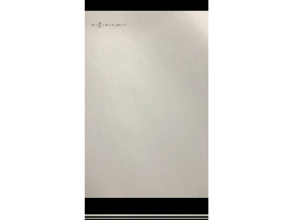 Solved dxdy−2y=xex;y(0)=−1xdxdy+3y=0Consider a tank | Chegg.com