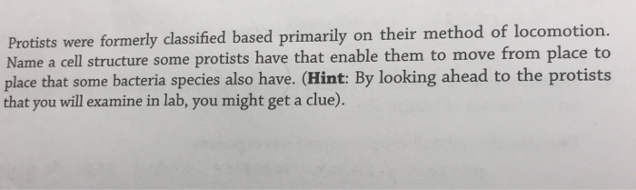 Solved formerly classified based primarily on their method | Chegg.com