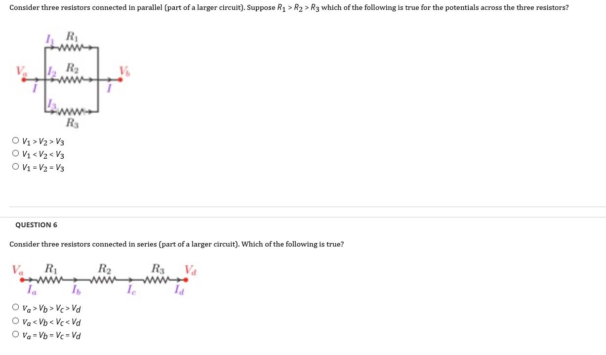Solved Consider three resistors connected in parallel (part | Chegg.com