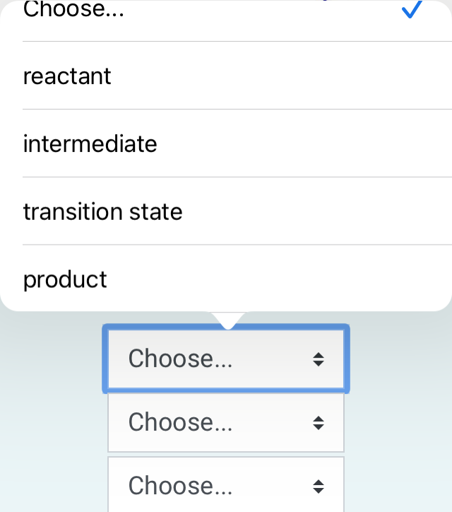 Solved Identify each labeled point as the reactant, | Chegg.com