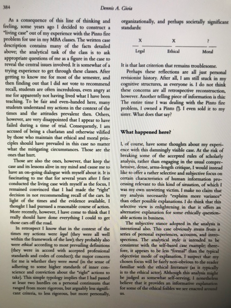 Solved Summarize the Ford Pinto case and discuss the ethical | Chegg.com