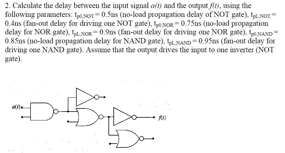Solved 2. Calculate the delay between the input signal a(t) | Chegg.com Solved 2. Calculate the delay between the input signal a(t) | Chegg.com