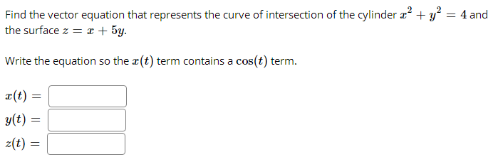 Solved Define two vector functions r(t) = 2 sin(t)i + 7 | Chegg.com