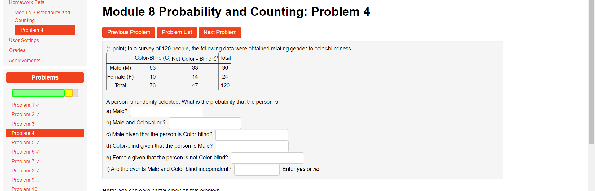 Solved Homework Sets Module 8 Probability and Counting: | Chegg.com