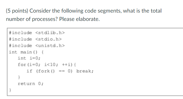 Solved (5 points) Consider the following code segments, what | Chegg.com