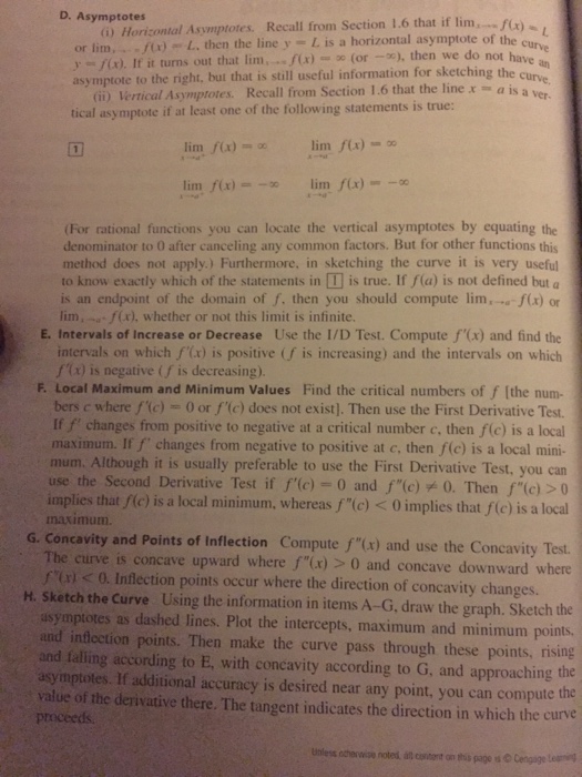 Solved "Use the guidelines of this section to sketch the | Chegg.com