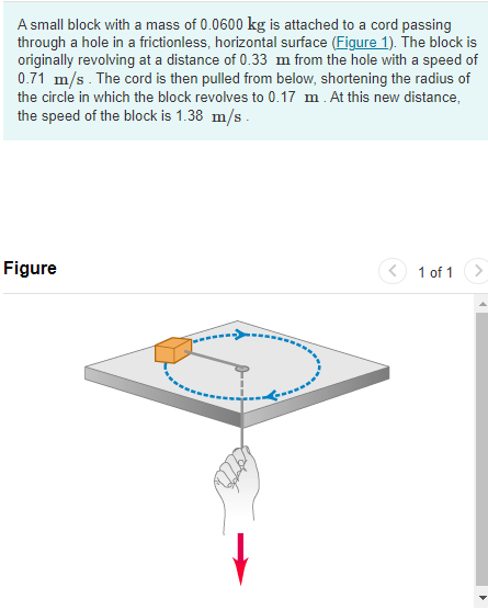 Solved A small block with a mass of 0.0600 kg is attached to | Chegg.com