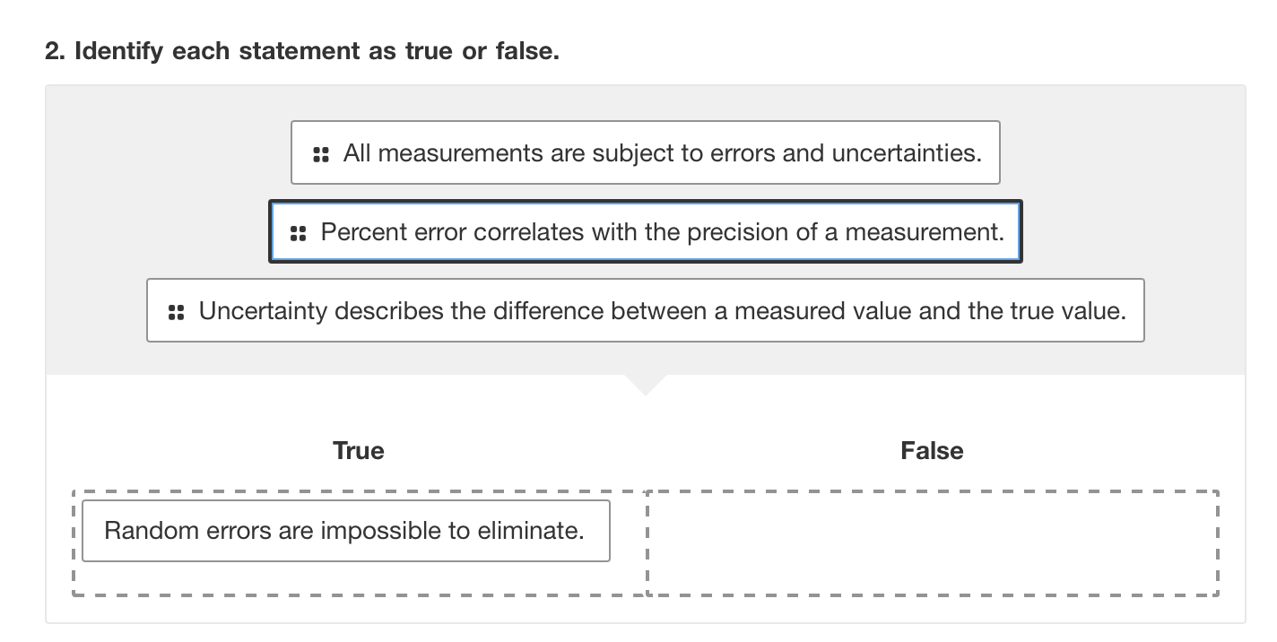 Solved 2. Identify each statement as true or false. :: All | Chegg.com