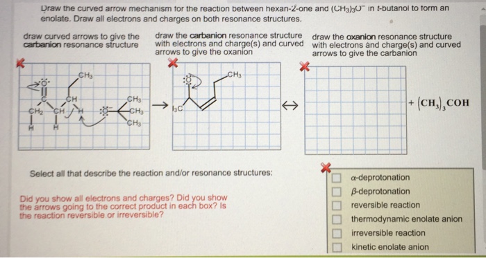 Solved Draw the curved arrow mechanism for the reaction | Chegg.com