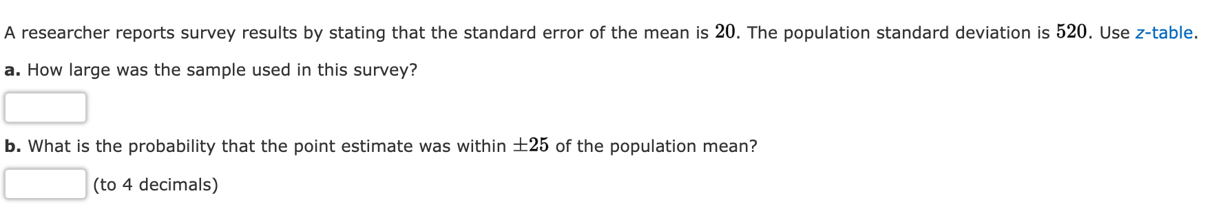 Solved A researcher reports survey results by stating that | Chegg.com Solved A researcher reports survey results by stating that | Chegg.com