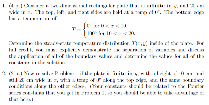 Solved 1. (4 pt) Consider a two-dimensional rectangular | Chegg.com