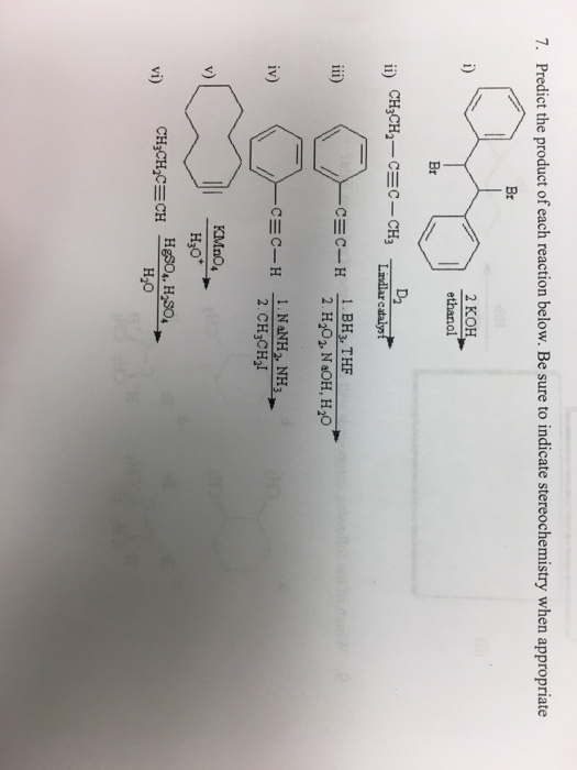 Solved Predict the product of each reaction below. Be sure | Chegg.com