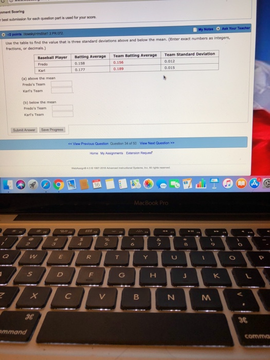 Solved nment Scoring best submission for each question part | Chegg.com