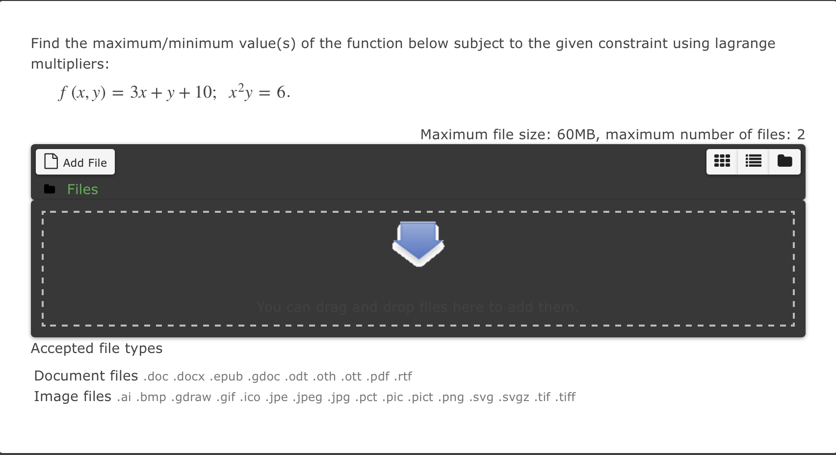 Solved Find The Maximumminimum Values Of The Function 3700